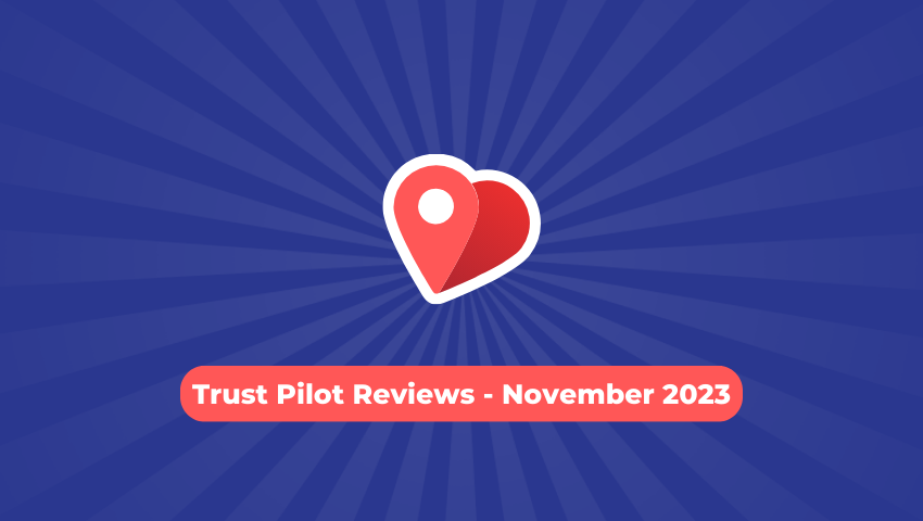 Trust Pilot Reviews – November 2023 | Pick My Postcode