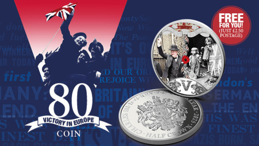 Order the 80th Anniversary of Victory in Europe Coin today for FREE ...